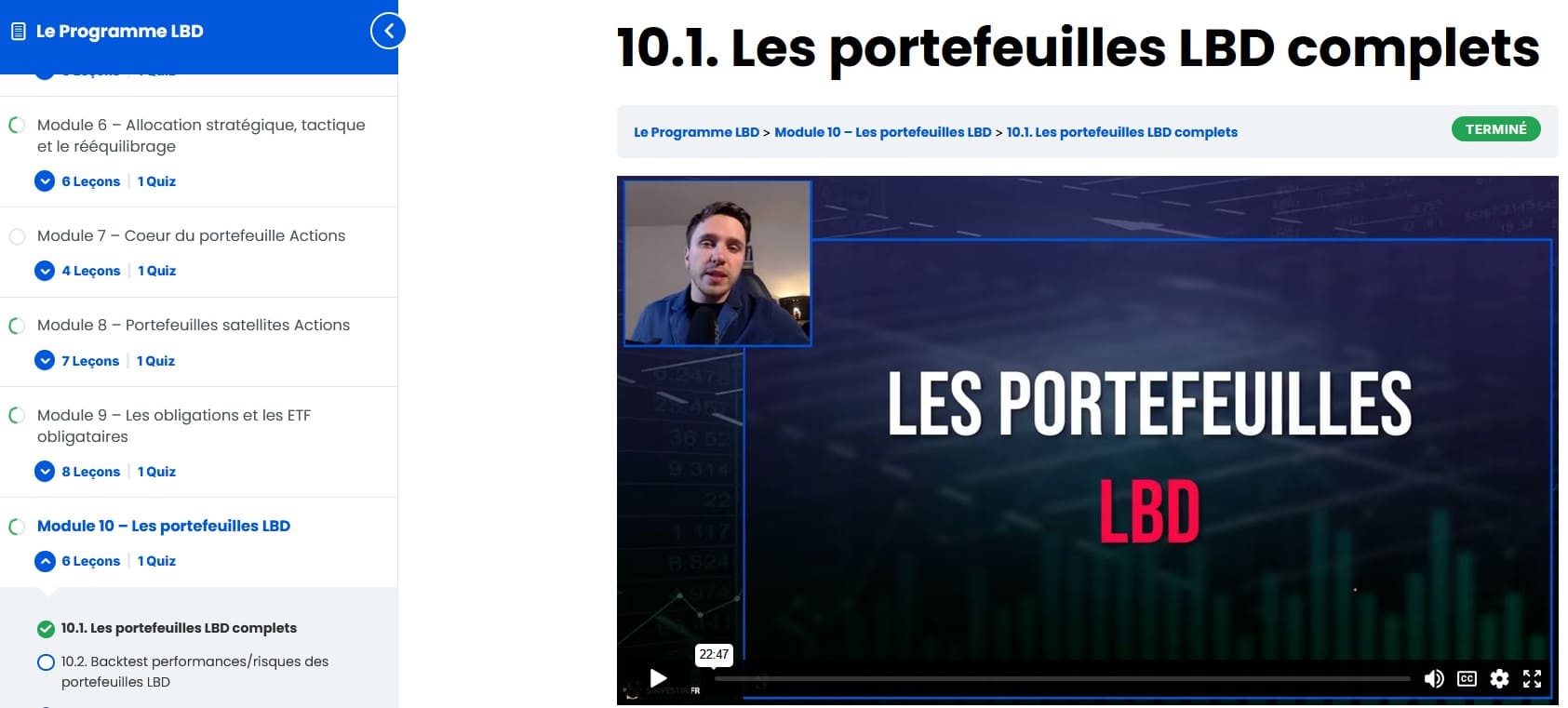 Mon avis sur le programme LBD (formation bourse) - Argent Conseil